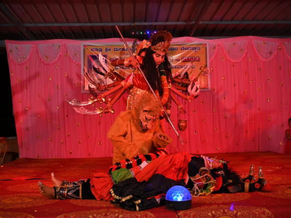 Durga Ashtami Celebrated with Grandeur at Barkur Koodli Sri Durgamba ...